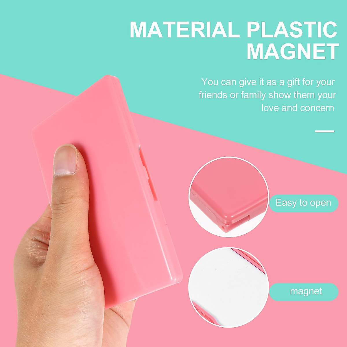 FOMIYES Magnetic Needle Organizer 3Pcs Magnetic Needles Boxes, DIY Sewing Stitching Pin Storage Case, Cross Sewing Knitting Pin Organizer Knitting Needle Box