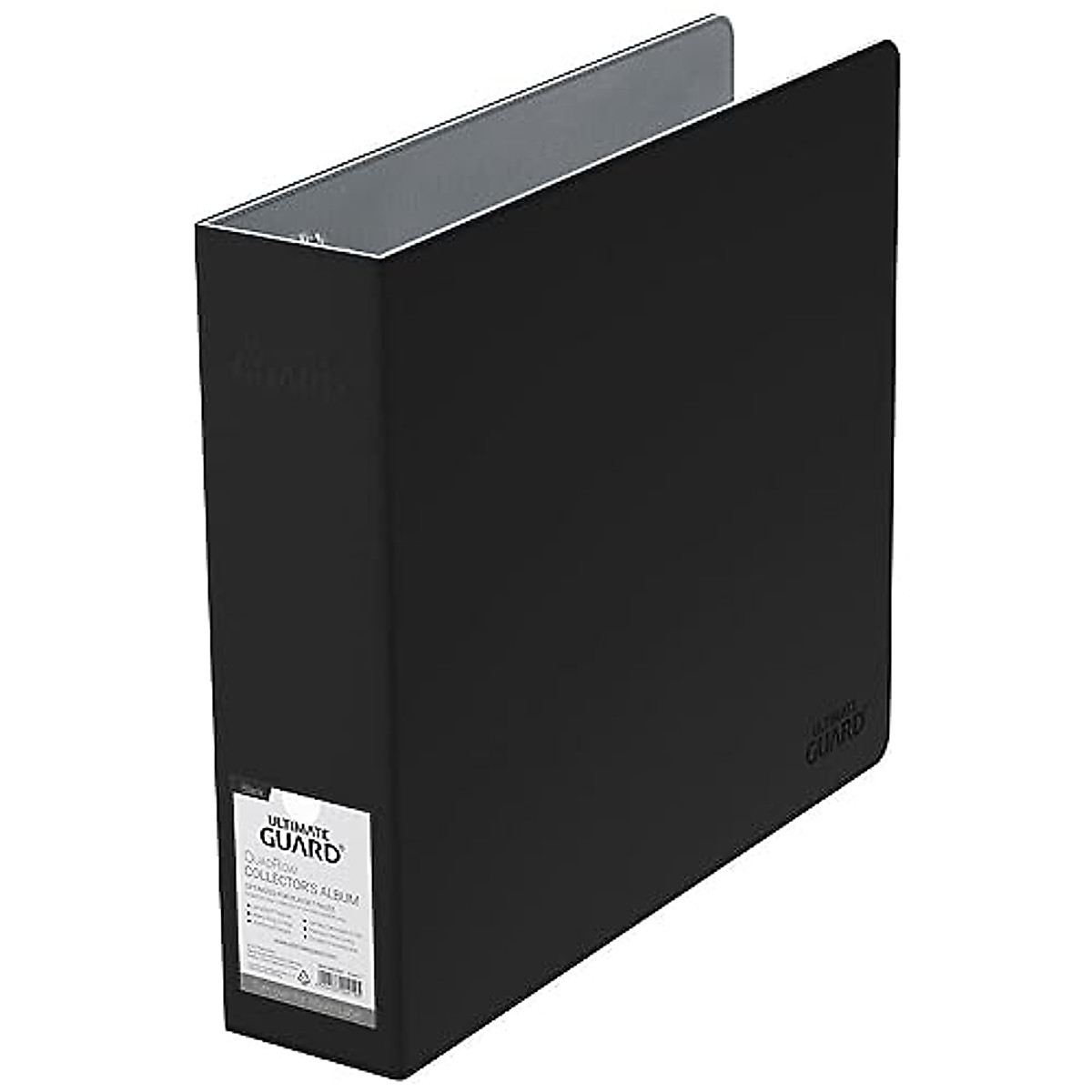 Ultimate Guard Collector's Album QuadRow | Trading Card Collection Binder with Black Xenoskin Cover & Reinforced 3 Heavy Duty D-Ring | Perfect for TCG Sleeves | Holder Album