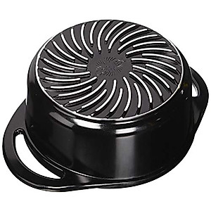 CorVex Stock Pot with Lid, Large, Black