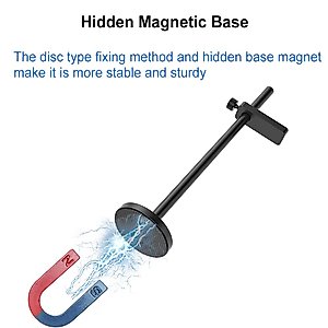 JOYJOM GPU Support Bracket: Adjustable Aluminum Anti Sag GPU Bracket Video Graphics Card Support GPU Stand Holder GPU Support with Hidden Magnet and Anti-Slip Pad-19cm