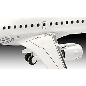 Revell 03883 1:144 Embraer 190 Lufthansa New Livery Plastic Model Kit, Multicolour (Revell 03883 3883)