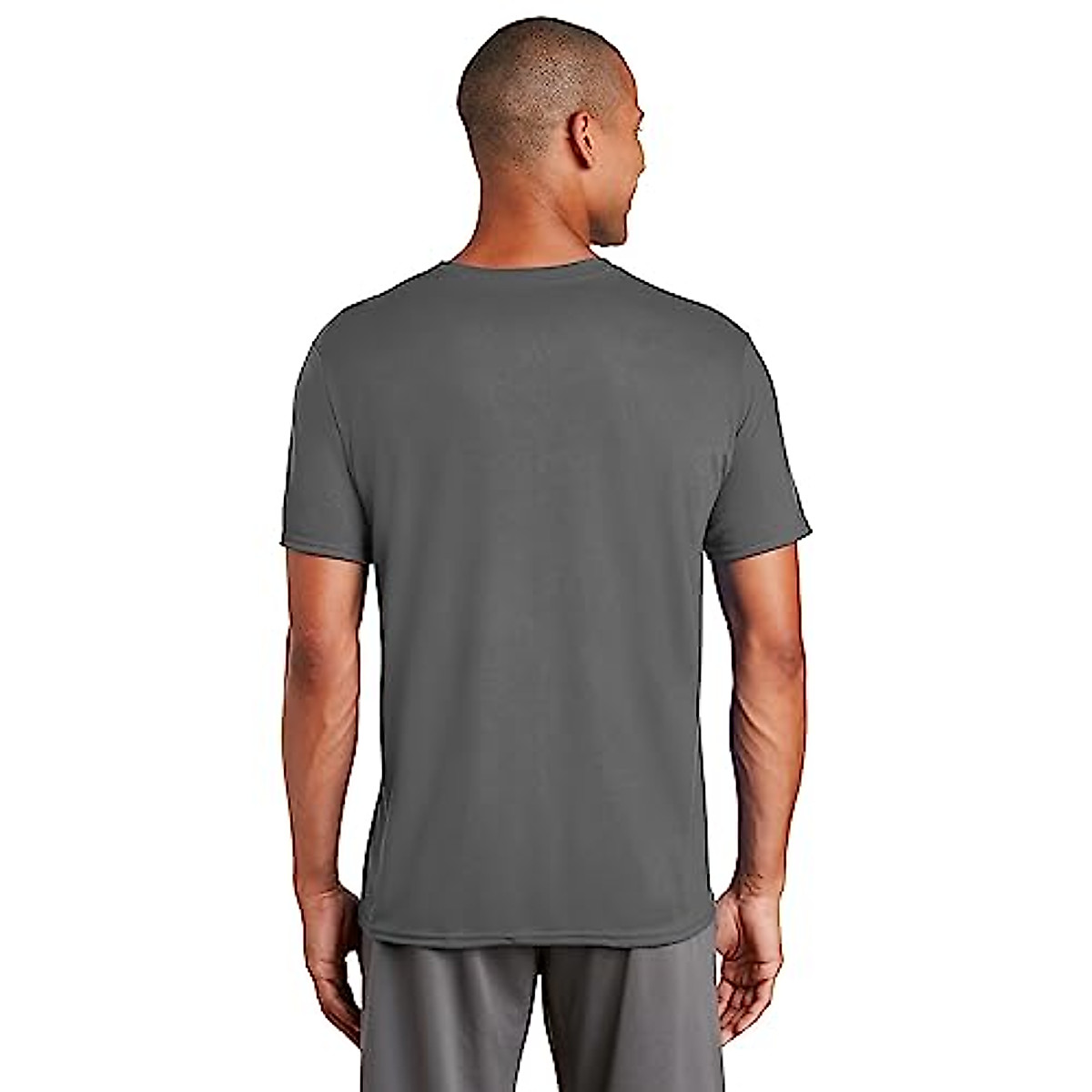 Gildan Men's Moisture Wicking Polyester Performance T-Shirt, 2-Pack, Charcoal, Medium