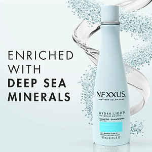 Nexxus Hydra-Light Weightless Moisture Shampoo Replenishing Shampoo for Oily Hair Silicone free 13.5 oz