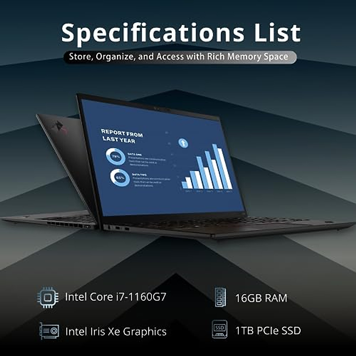 Lenovo Thinkpad X1 Nano 13.3" 2K Business Laptop, Intel Core i7-1160G7, 16GB RAM, 1TB SSD, Backlight Keyboard, Fingerprint Reader, Iris Xe Graphics, Win 11 Pro, Black, 32GB Hotface USB Card