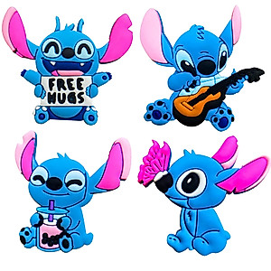 QUOEULT 10PCS Shoe Charms for Clog Sandals, PVC Cartoon Shoes Decoration Accessories for Boys Girls Teens Kids Party Favor Birthday Gifts