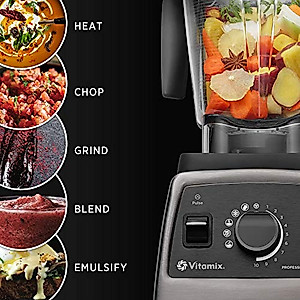 Vitamix Professional Series 750 Blender, Professional-Grade, 64 oz. Low-Profile Container, Black, Self-Cleaning - 1957
