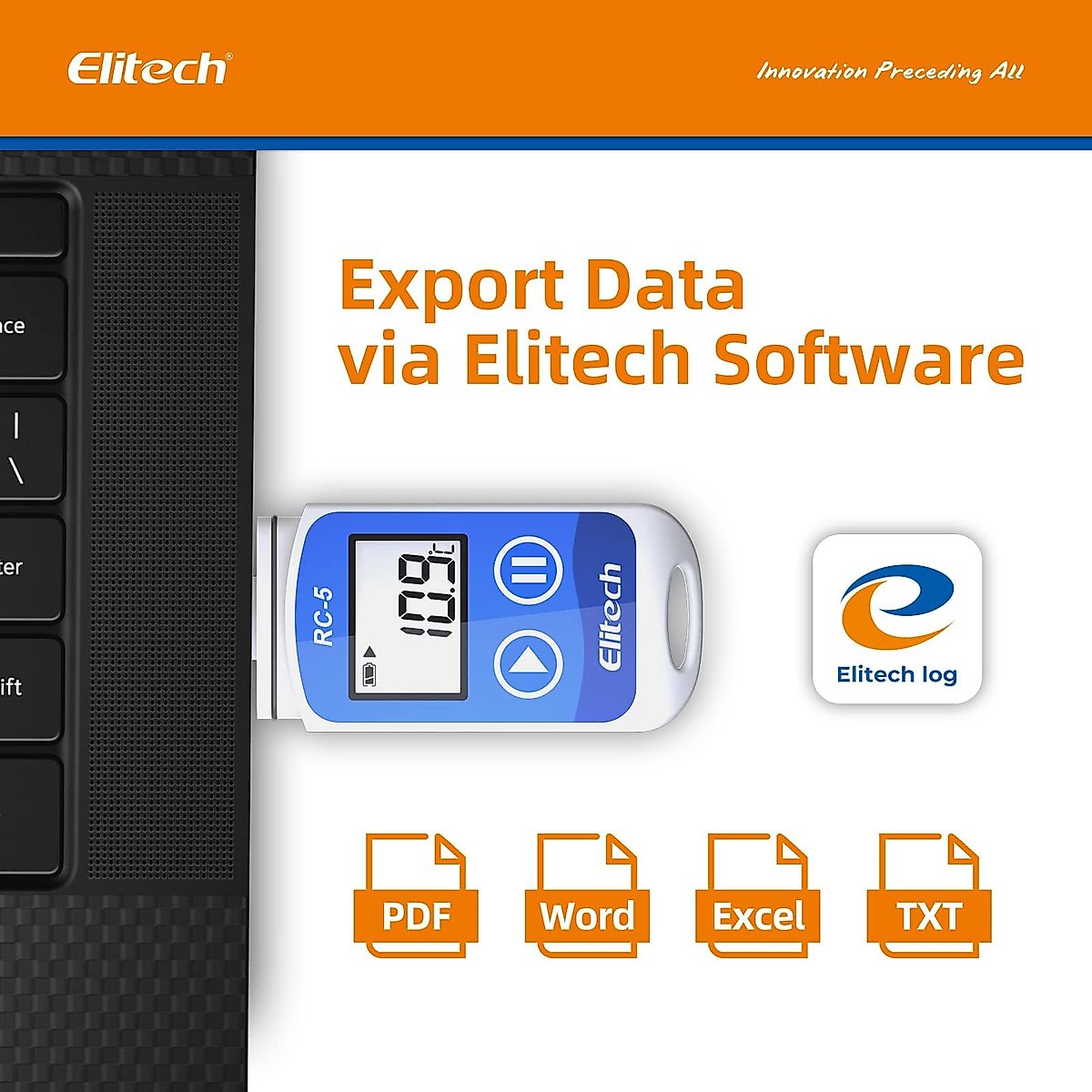 Elitech RC-5 USB Temperature Data Logger Recorder 32000 Points High Accuracy