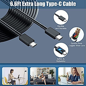 USB C Charger 25W Samsung Fast Charger Type C Super Fast Charging Block & 6.6ft Android Phone Charger Cable for Samsung Galaxy S23Ultra/S23/S23+/S22/S22Ultra/S22+/S21/S20/Note 10/20,Z Fold/Flip,2 Pack
