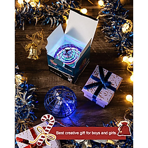 2023 Latest Cool Boys Toys Flying Orb Ball Toys for Ages 8-13 Hand Controlled Boomerang Hover Ball Mini Drone Flying Spinner UFO Magic Space Ball Christmas Birthday Gifts for Boys Girls