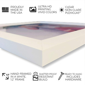 Wynwood Studio 13 in x 19 in, Abstract Crystal Waves, Modern Framed Wall Art Print, Agate En Bedroom, Pink, Gold