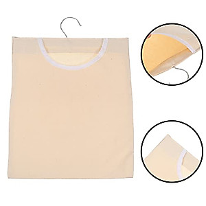 Mesh Laundry Hamper Hanging Bag Collapsible Dirty Clothes Mesh Basket Door Wall Mounted Closet Organizer for Home Room Washing Storage