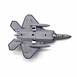 Classic Fighter Model 1:100 USA F-22 Raptor Fighter Attack Diecast Airplanes Military Display Model Aircraft for Collection