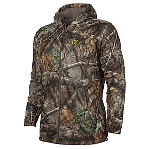 SCENTBLOCKER Scent Blocker Shield Series Wooltex Hooded Parka for Men, Camo Hunting Jacket (RT Edge, X-Large)