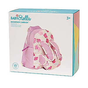 Manhattan Toy Baby Stella Baby Doll Carrier and Backpack Baby Doll Accessory for 12" and 15" Soft Dolls