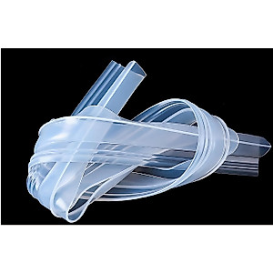 hokmly 120 Inch 10 Ft (Feet) Soft Shower Doors Sweep to Stop Leaks,Glass Door Seal Strip, Shower Silicone Seal Strip