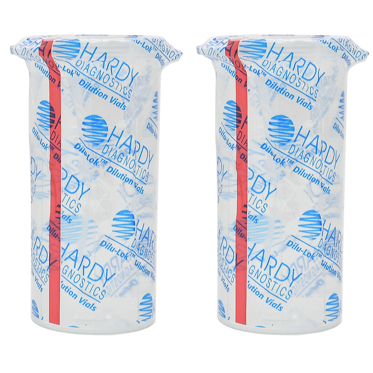 Hardy Diagnostics Dilu Lok, Deionized Sterile Water, 99 Milliliter, Dilution Blank, 145 Milliliter Polypropylene Bottle with Hinge, Order by the Package of 50