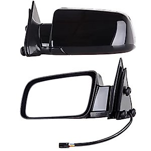 SCITOO Compatible fit for Towing Mirrors fit 1988-1999 for Chevy Blazer Suburban Tahoe for GMC Jimmy Yukon Pickup Truck Power Adjusted Driver Passenger Pair Set Mirrors SUV 15764757 15764758