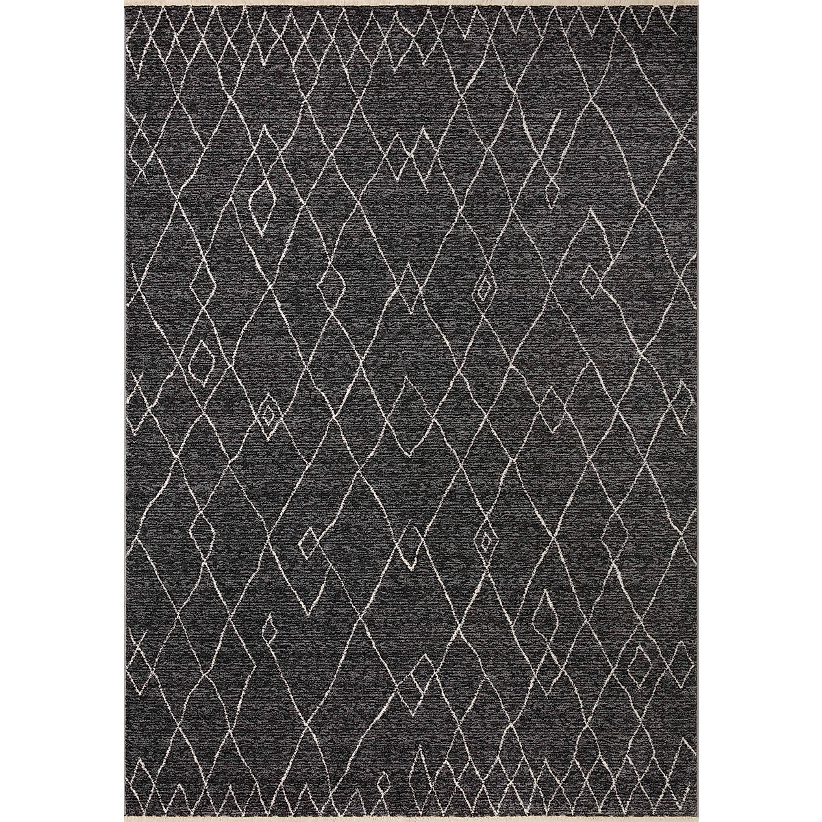 Loloi II Vance Collection VAN-11 Charcoal/Ivory 2'-3" x 3'-10" Accent Rug