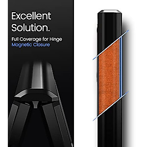 X-FOUR Galaxy z fold 3 case - Magnetic Soft Case Compatible for Samsung Galaxy Z Fold 3 Case 5g Hinge Protection Full Body Dual Layer Shockproof Smartphone Protective Cover No Adhesive, Red