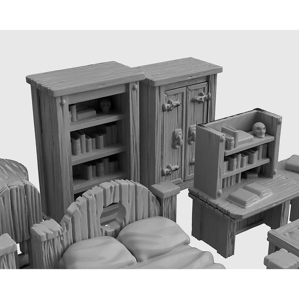 3DEGOS Tavern Furniture Set Set DND Terrain 28mm for Dungeons and Dragons, D&D, Pathfinder, Warhammer 40k, RPG, Miniatures, Age of Sigmar, Tabletop, D and D, Dungeons and Dragons Gifts