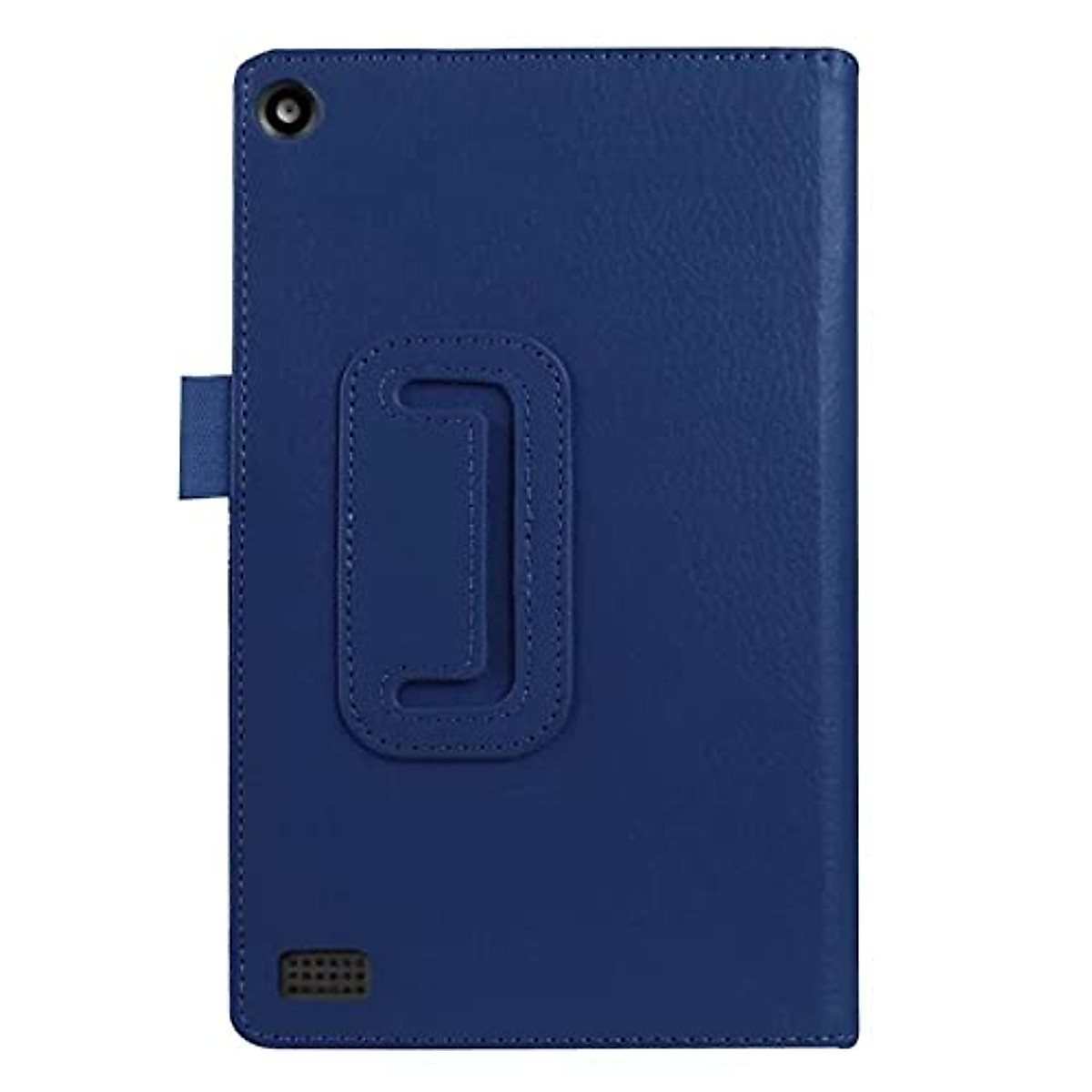 ZZOUGYY Tablet Cover for Amazon Kindle Fire 7 5th Generation(Model:SV98LN,2015 Release),Ultra Slim Folio Stand Lightweight Leather Case for Kindle Fire HD7 5th Gen 7" (Li-Dark Blue)