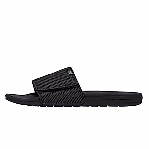 Hey Dude Men's Phoenix Basic Knit Grey Size 7 | Slides | Slip On Sandal | Comfortable & Light-Weight