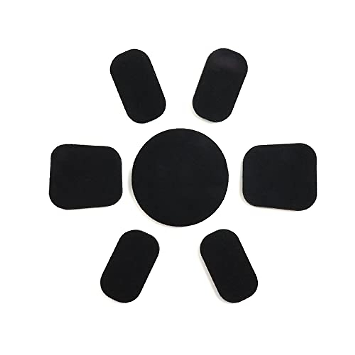 PAXLamb Universal Airsoft Helmet Pads 37pcs/Set Tactical Helmet Replacement Foam Motorcycle Padding Kits Bicycle Bike Accessories Mats for Fast Mich CS ACH FMA USMC PASGT (SNL Black)