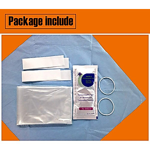 Ultrasound Probe Cover - Transducer Cover Latex-Free Disposable Clear, 6" x 35", Individual Packaging (100 PCS)