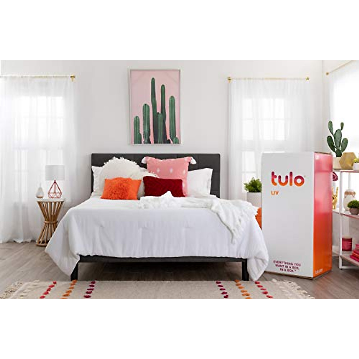Tulo LIV Mattress, Twin Size 9 Inch Bed in a Box, Great for Sleep and Optimal Body Support