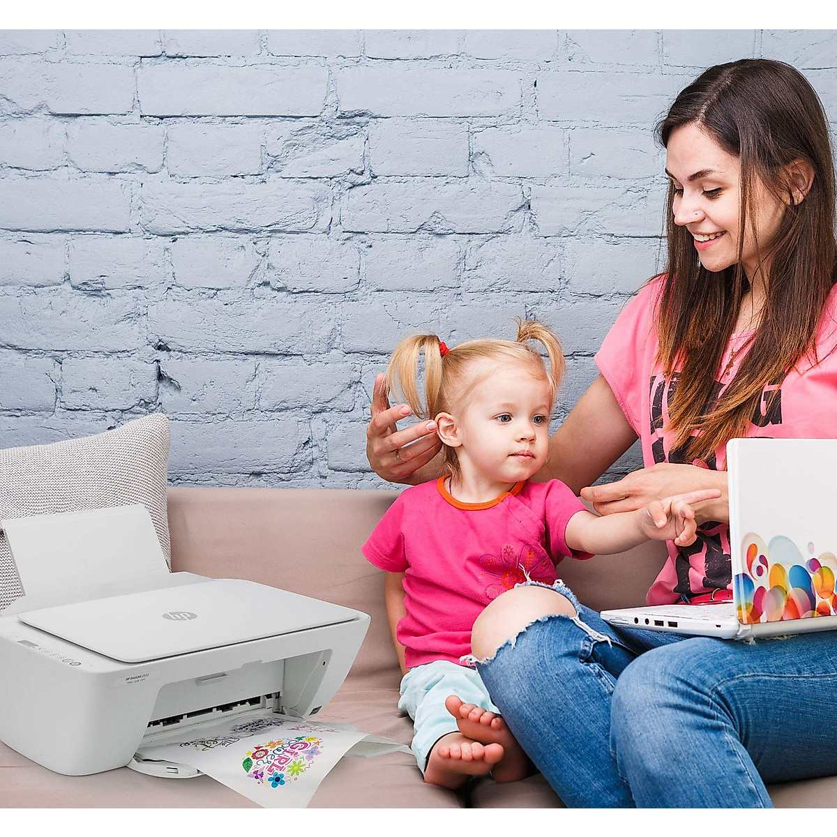 Premium Printable Vinyl Sticker Paper for Your Inkjet Or Laser Printer - 15 Glossy White Waterproof Decal Paper Sheets - Dries Quickly and Holds Ink Beautifully