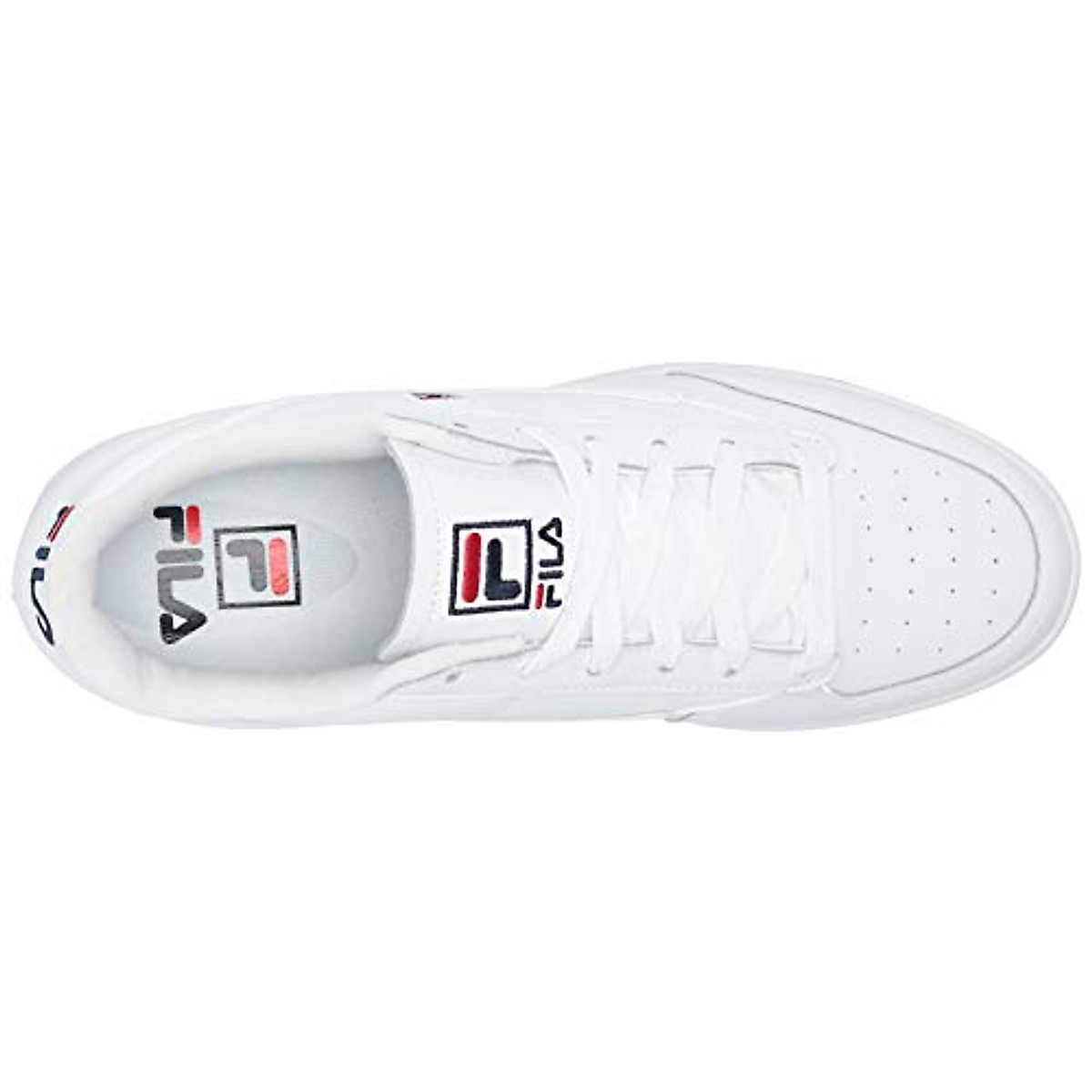 Fila mens Men's Fila Tennis 88 Sneaker, White/Navy/Red, 9.5 US