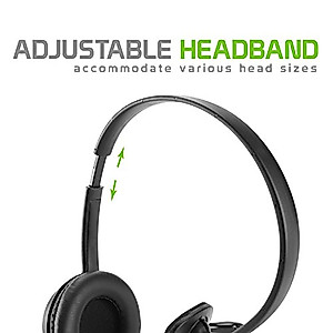 Cellet Premium Mono 3.5mm Hands-Free Headset with Boom Microphone- 5ft Long Wire with Universal Compatible for Apple iPhone, Samsung, LG Motorola with 3.5mm Audio Headphone Jack Input