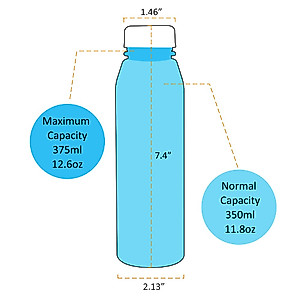 BPFY 30 Pack 12 oz Empty Plastic Juice Bottles with Caps Reusable Clear Beverage Containers with Black Tamper Evident Lids, Brush, Funnel for Juice, Milk, Water, Coffee