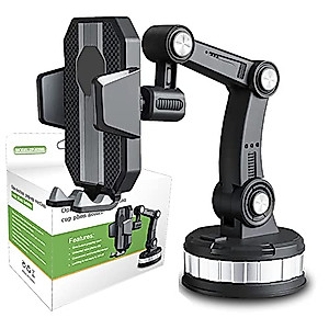 Super Adsorption Phone Holder, Phone Mount for Car Center Console, Hands-Free Universal On-Board Suck Support Clamp Bracket for Car Dashboard Windshield Mount