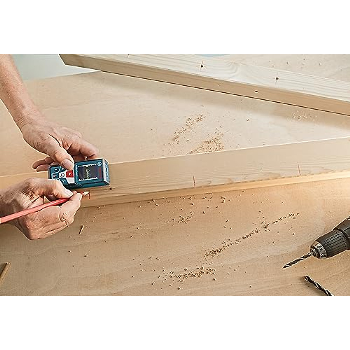 BOSCH Blaze GLM50C Bluetooth Enabled 165ft Laser Distance Measure with Color Backlit Display