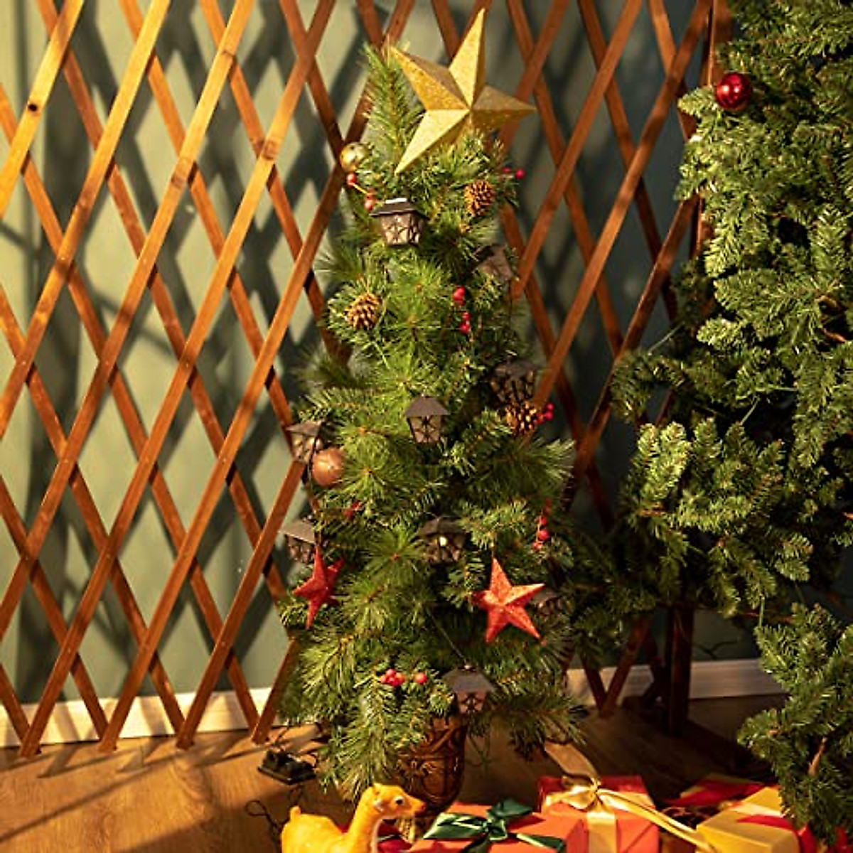 APOLLOSOLAR Halloween Decor Solar String Lights, 10 LED 12.5ft Outdoor String Lights, Waterproof Mini House Fairy Lights for Garden, Porch, Backyard, Wedding, Christmas Party