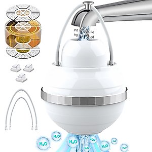 ASPMIZ Tub Filter for Bathtub Water Filter, Bath Filter for Tub Bathtub Filter for Tub Faucet, 8 Stages Bath Ball Filter for Tub Faucet Bath Water Filter Ball Filter for Hard Water 2500 Gallons