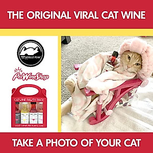 PetWineShop Cat Wine Pawty Pack Catnip Wine CatWine Set for Cats & Kittens