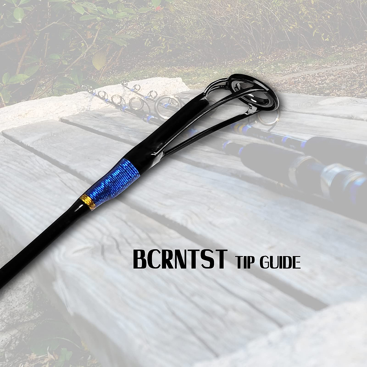 Fiblink Jigging Spinning Rod 1-Piece Saltwater Fishing Jigging Jig Rod (50-80lb,6-Feet,Heavy)