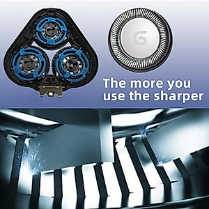 SH30/52 Replacement Complete Shaver Head for Philips Norelco S1560 Shaver Series and S738 Fit for Philips Norelco Models PT724/41, PT729/41, S738/17