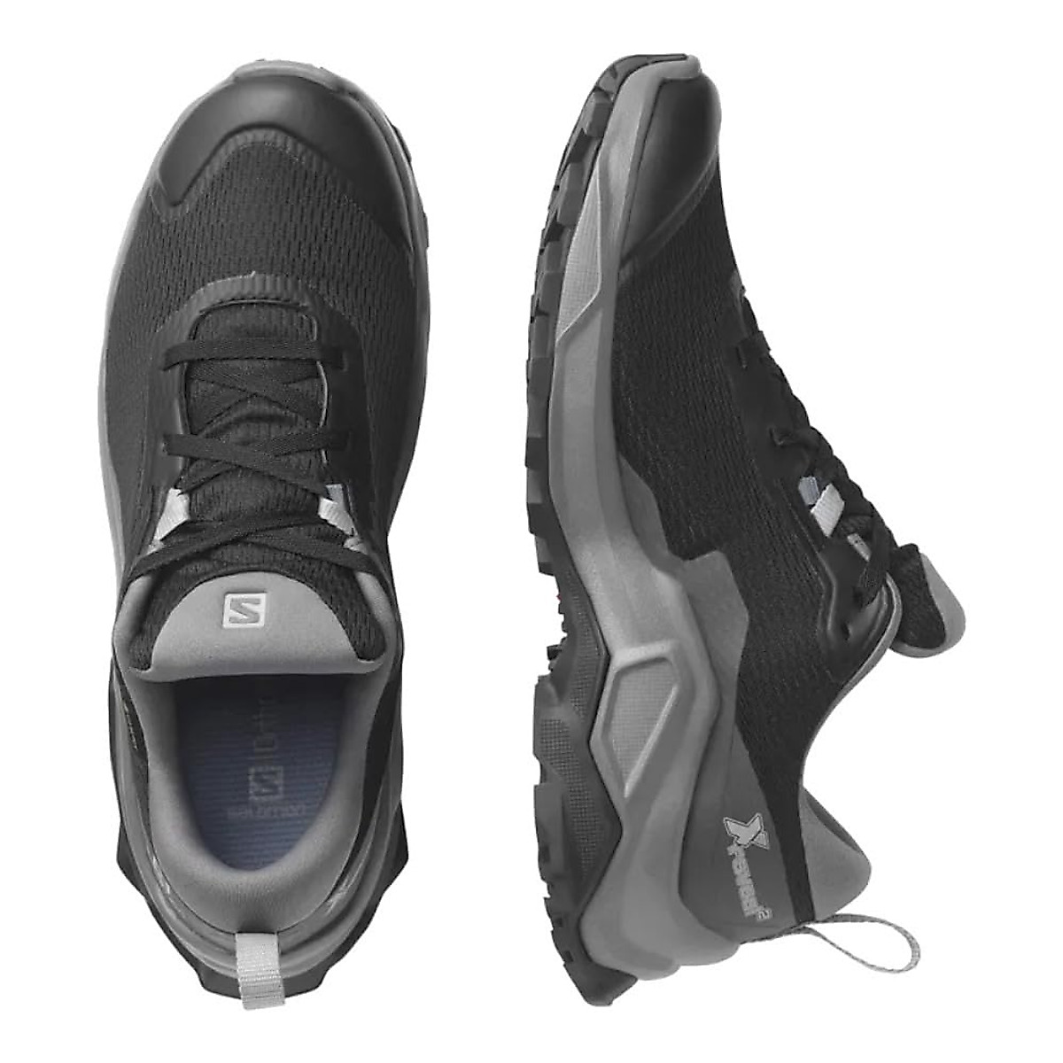 Salomon X Reveal 2 Gore-TEX Hiking Shoes for Women, Black/Magnet/Quiet Shade, 7