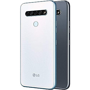 LG K61 4G LTE Quad Camera 128GB / 4GB Ram (AT&T/Cricket/Mint/Tmobile) Latin Caribbean 6.53 Octa Core (White)
