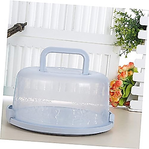 FELTECHELECTR Kitchen Cake Boxes with Lids Fridge Storage Organizer Food Storage Box with Handle