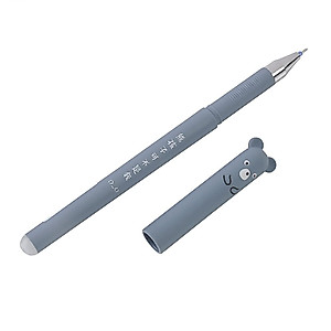 8pcs Cute Kawaii Cartoon Cat Pig Bear Panda Animal Gel Ink Pen Ballpoint 0.35mm Student Pens Rollerball Pens For Student Gift Stationery Office Supplies, Erasable Pen Friction Erasable Pen (Black Ink)