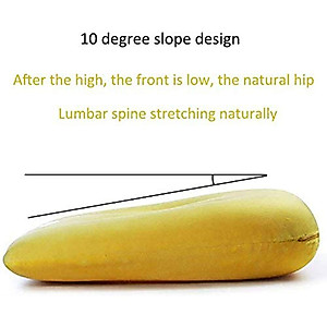 ESGT Ischial Tuberosity Seat Cushion with Two Holes for Sitting Bones- Memory Foam Sit Bone Relief Cushion for Butt, Lower Back, Hips