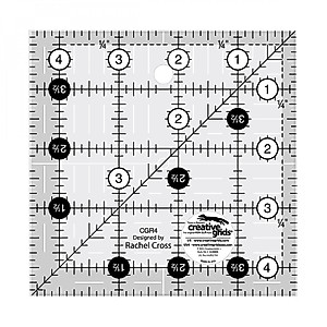 Creative Grids Quilt Ruler 4-1/2in Square - CGR4
