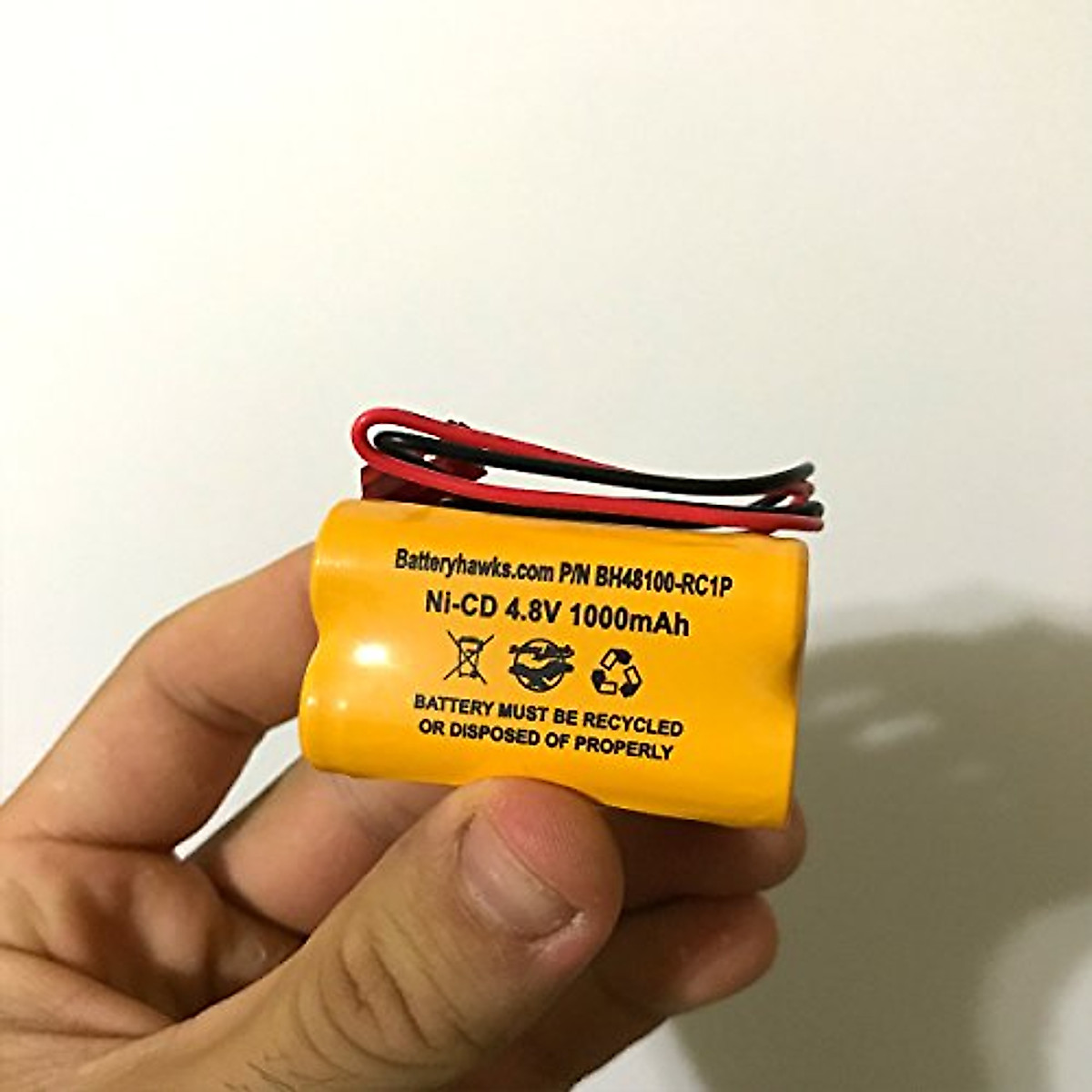 (2 Pack) Sure-Lites SL-026-155 Max Power SL026155 SL-026155 Ni-CD AA 1000mAh 4.8v NiCd NiCad Exit Sign Emergency Light Battery Pack Batteryhawk, LLC