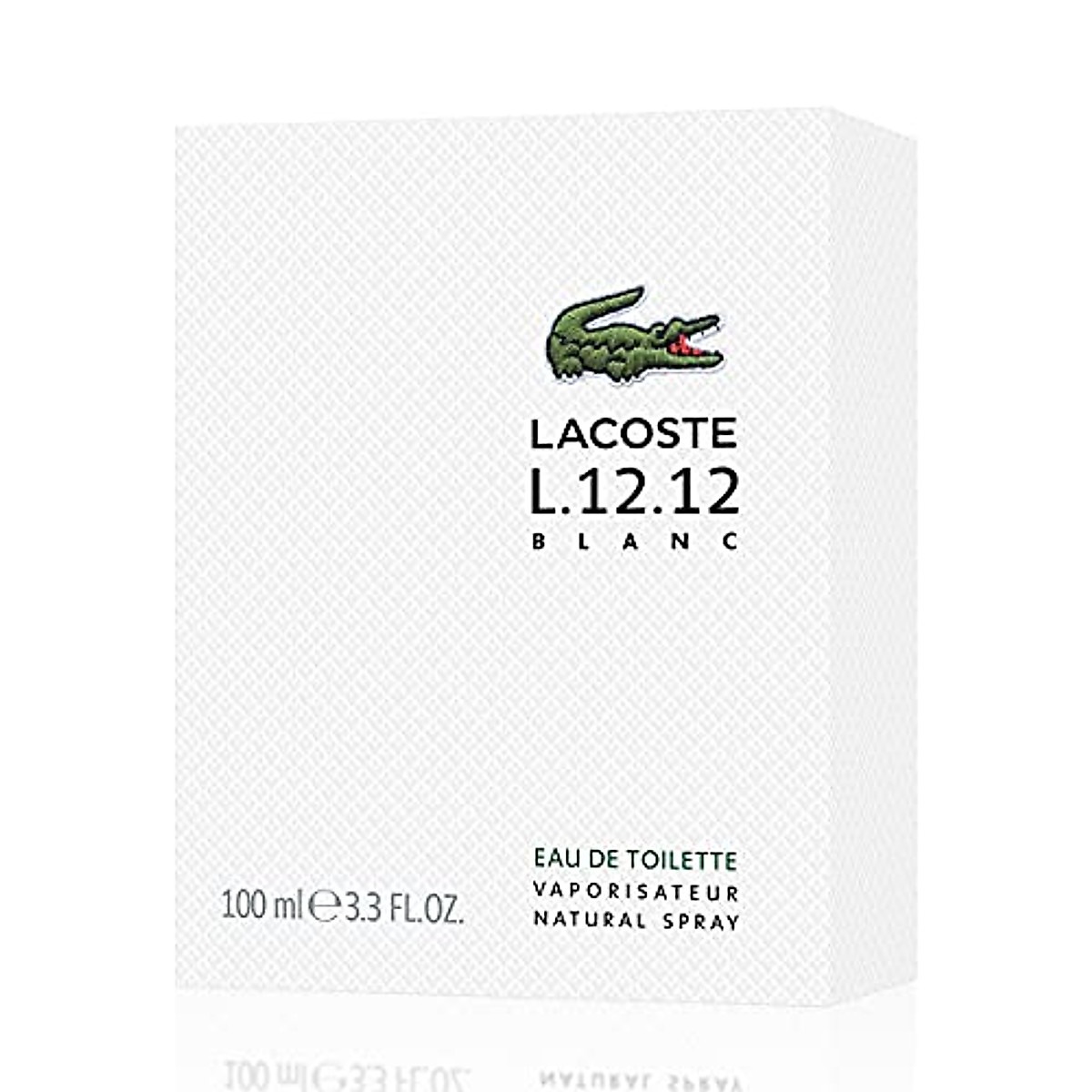 LACOSTE L.12.12 Blanc Eau de toilette for Men, 3.3 Fl Oz