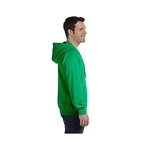 Gildan Men's Pouch Pocket Hooded Sweatshirt, Irish Green, 2XL