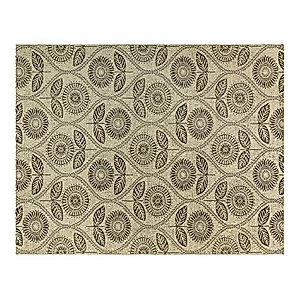 Gertmenian 41376 Deluxe Patio Carpet Outdoor Rug Laura Ashley 9x13 Extra Large, Sunflower Sand Tan